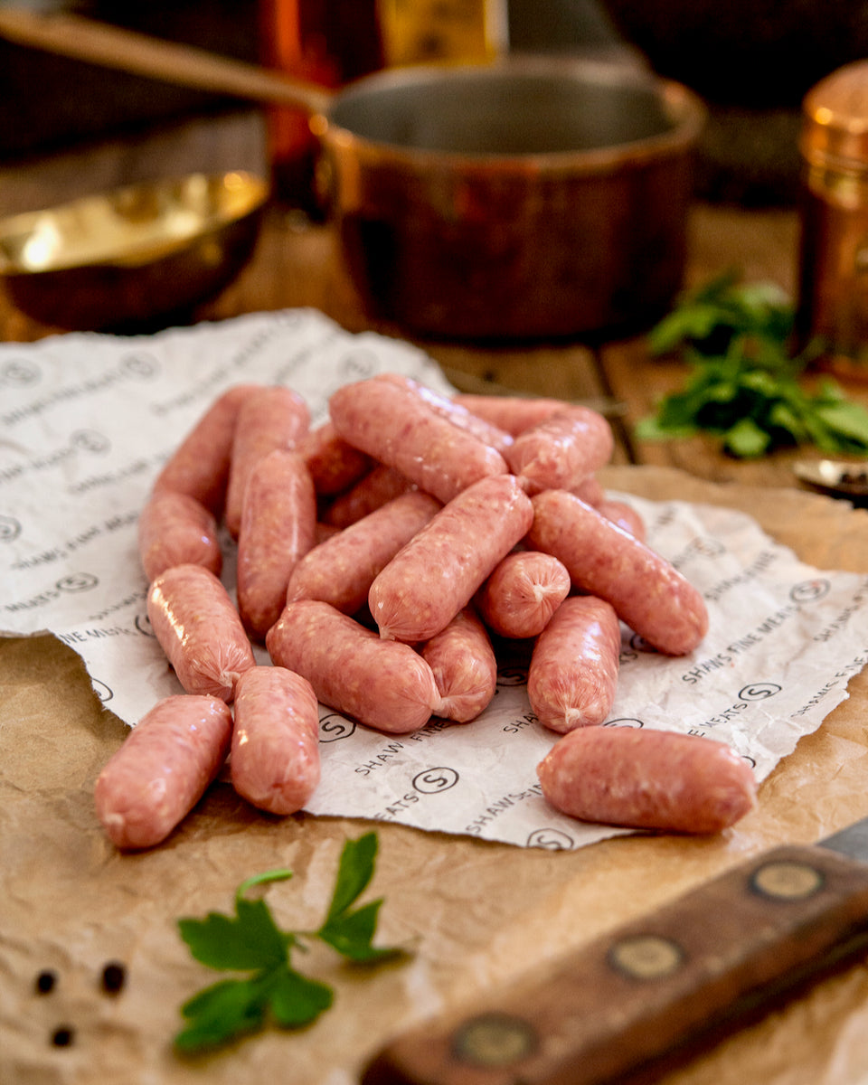 Chipolata Sausages – Shaws Fine Meats